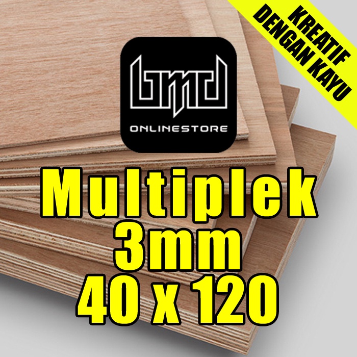 Jual Triplek /Multiplek 3mm ( 40x120 )cm | Shopee Indonesia