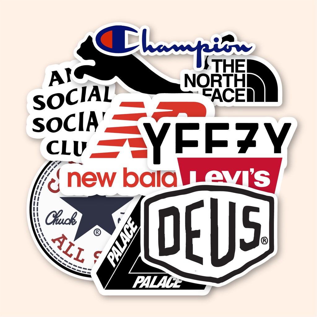 Jual STICKER/STIKER CUTTING AESTHETIC PACK HYPEBEAST LOGO v2 - FOR ...
