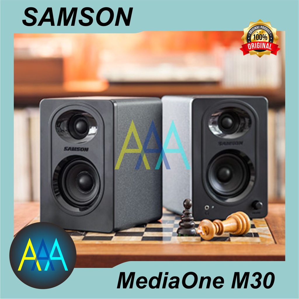 Jual SAMSON MEDIA ONE M30 ACTIVE SPEAKER MONITOR STUDIO ORIGINAL ...