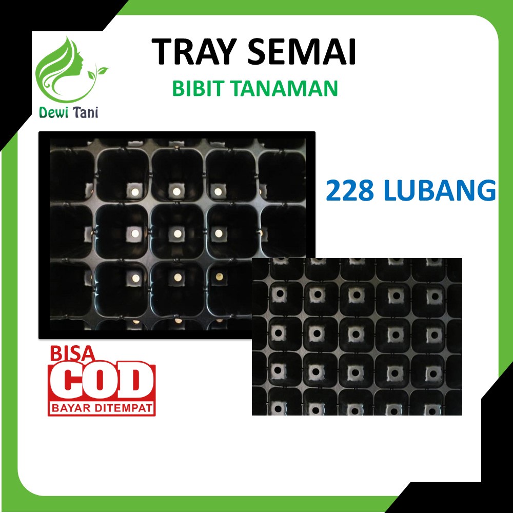 Jual Pot Tray Semai 288 Lubang Hole / Tray Semai Benih Bibit Tanaman ...