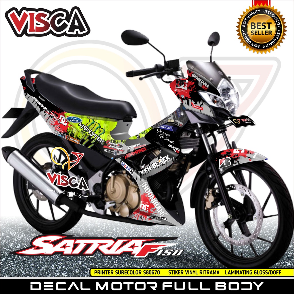 Jual decal satria f150 - decal satria fu full body - dekal satria fu ...