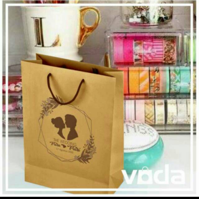 Jual Paper bag | Kotak Persegi | Custom Size | Shopee Indonesia