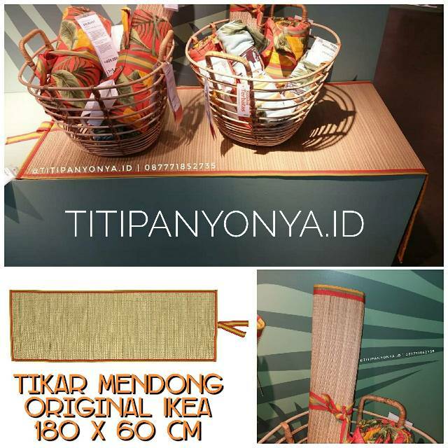 Jual Tikar Samak Dalam Luar Ruang / Tikar Gulung Pantai Piknik Mendong ...
