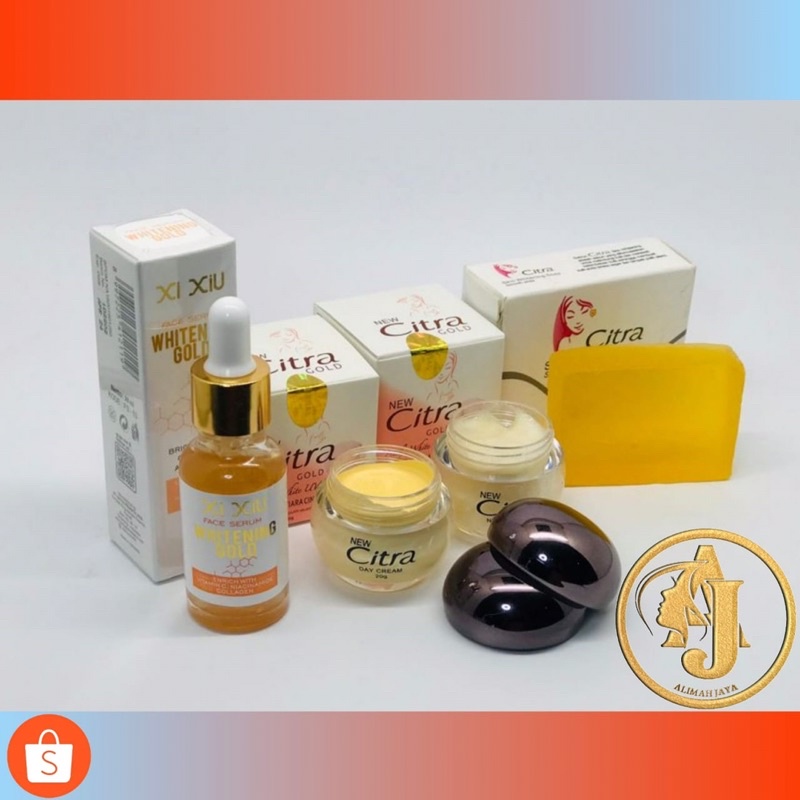 Jual Paket Krim Citra Gold Siang dan Malam plus Xi Xiu Whitening Gold ...