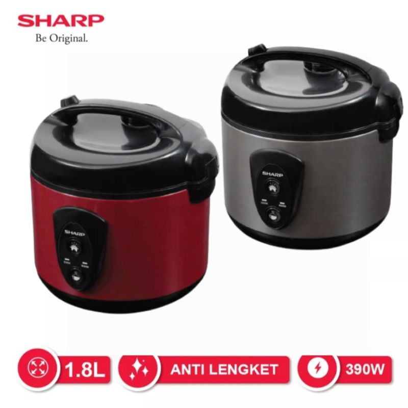 Jual SHARP Rice Cooker KS-N18MG-SL / RD 1.8 Liter Magicom N18MG ...