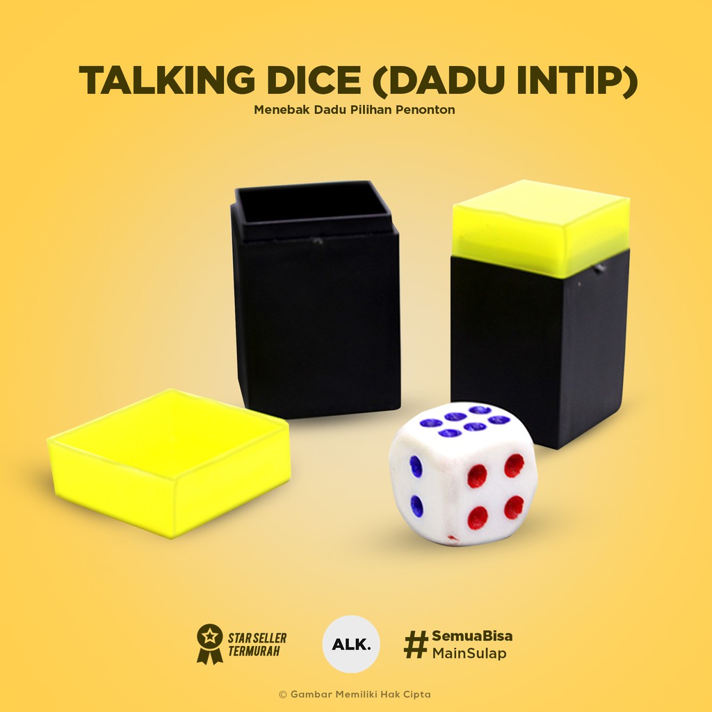 Jual Talking Dice ( Alat Sulap Dadu Intip ) | Shopee Indonesia
