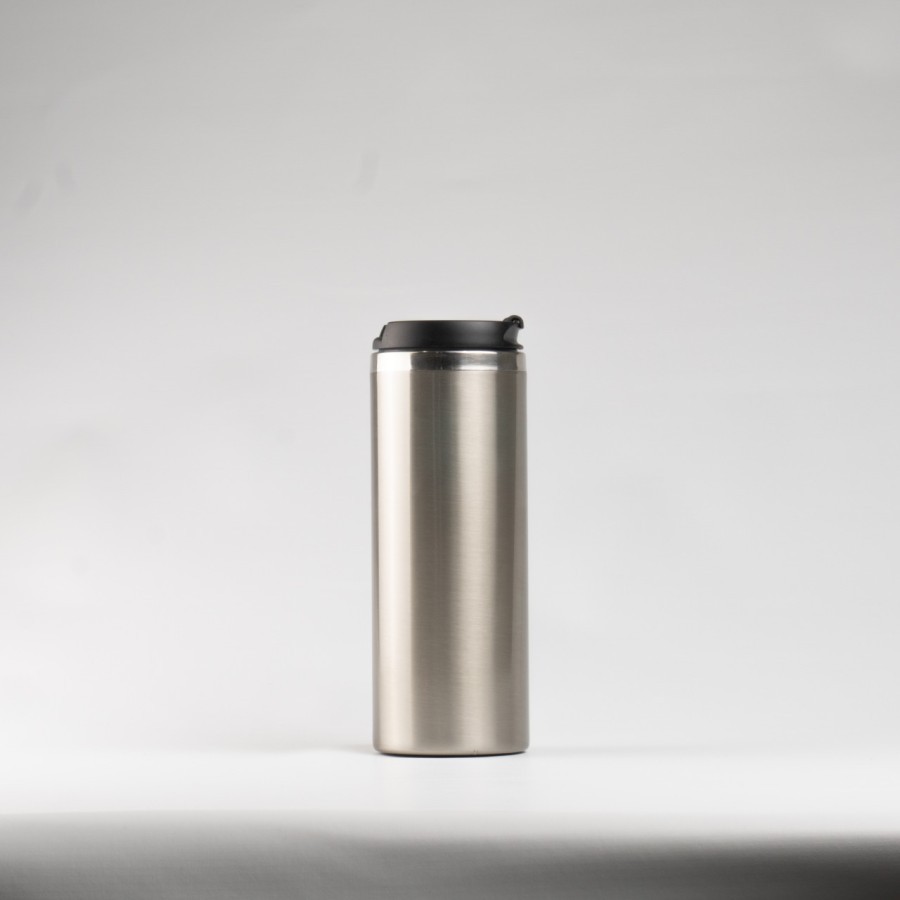 Jual BOTOL STAINLESS STEEL SUBLIMASI 450 ML SILVER / SUBLIM MERCHANDISE ...