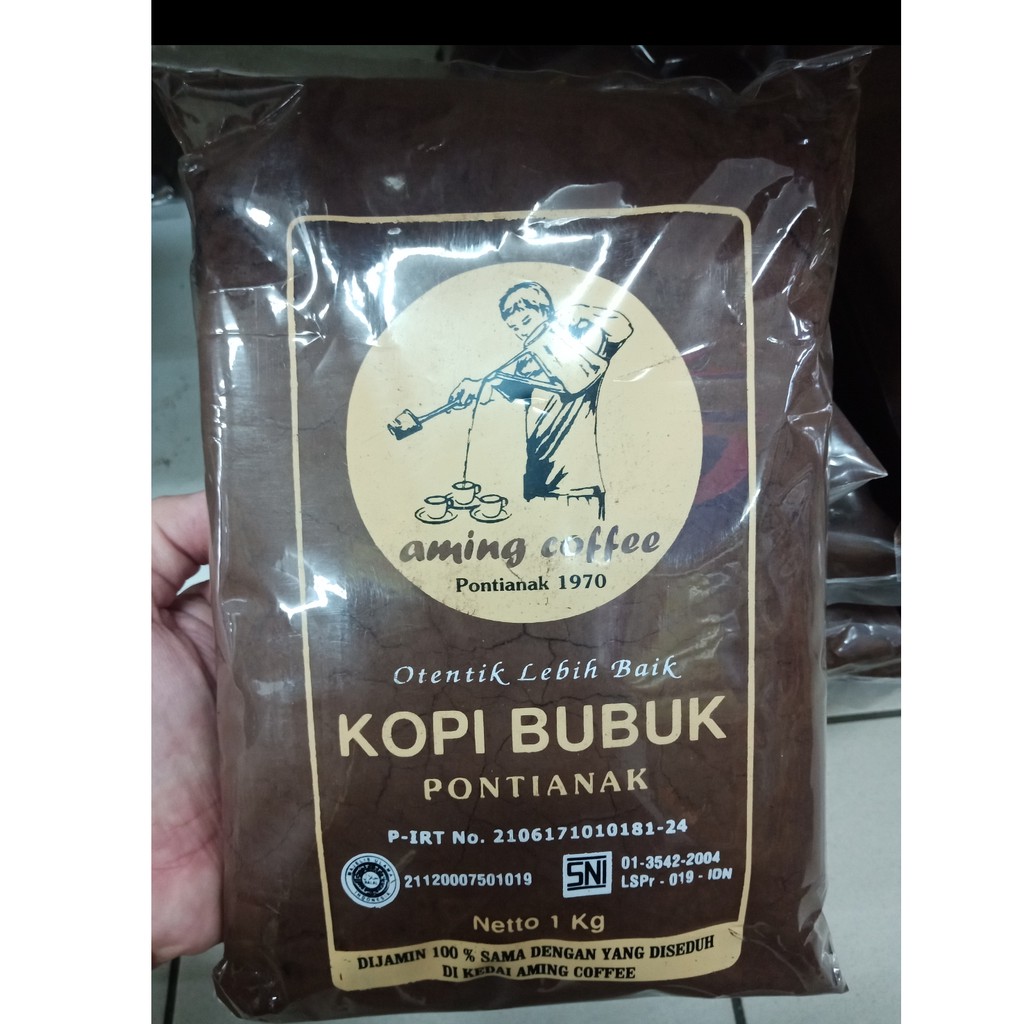 Jual Kopi Bubuk Aming Coffee Pontianak Isi 1 Kg | Shopee Indonesia