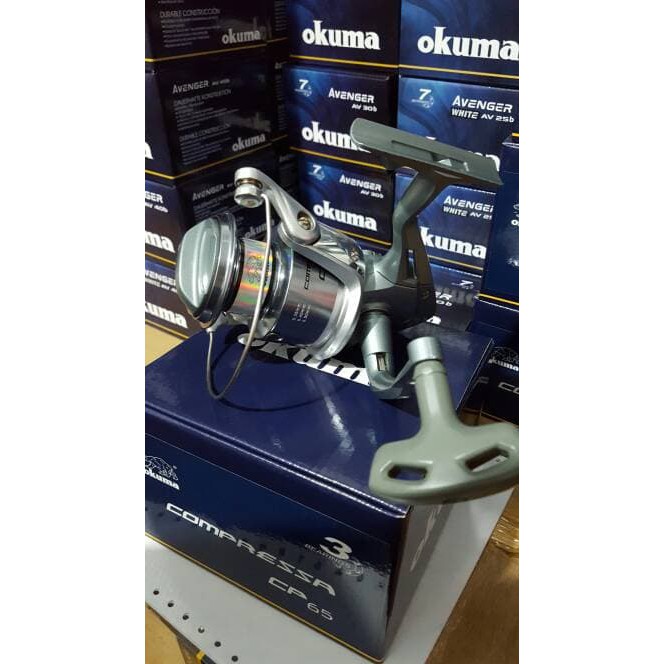 Jual REEL OKUMA COMPRESSA CP-40 FREE SPOOL | Shopee Indonesia