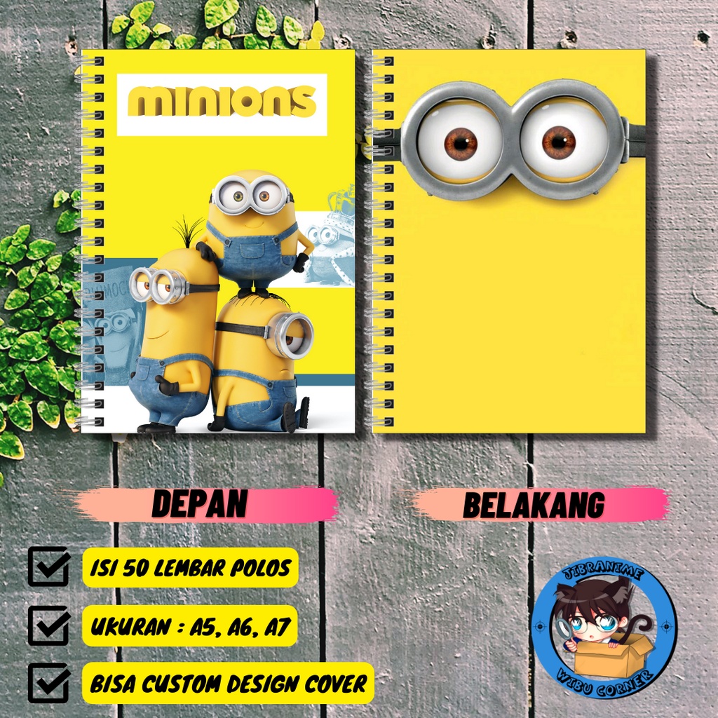Jual note book / buku catatan despicable me MINIONS | Shopee Indonesia