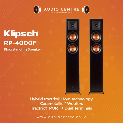 Jual Klipsch RP-4000F RP 4000F Floorstanding Speaker | Shopee Indonesia