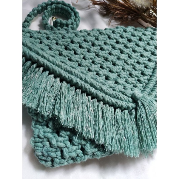 Jual Macrame Clutch, Dompet makrame murah, tas makrame(Real Pictures ...