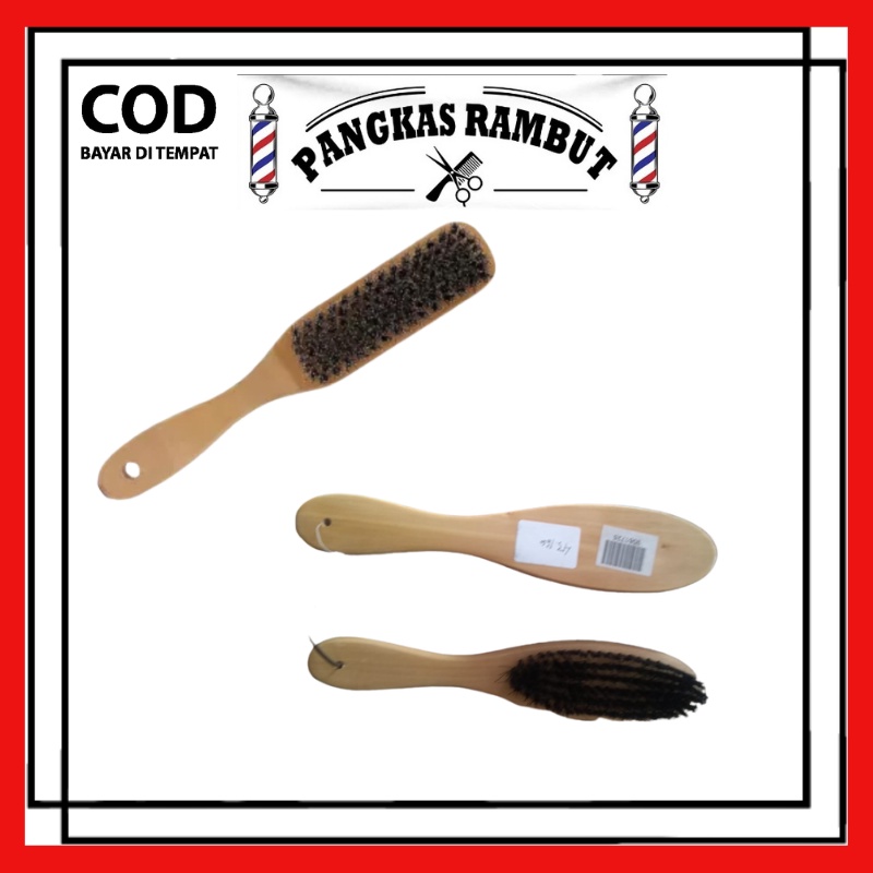 Jual Sikat Salon dan Barber Sikat Baju Kayu Sikat cukur Rambut | Shopee ...