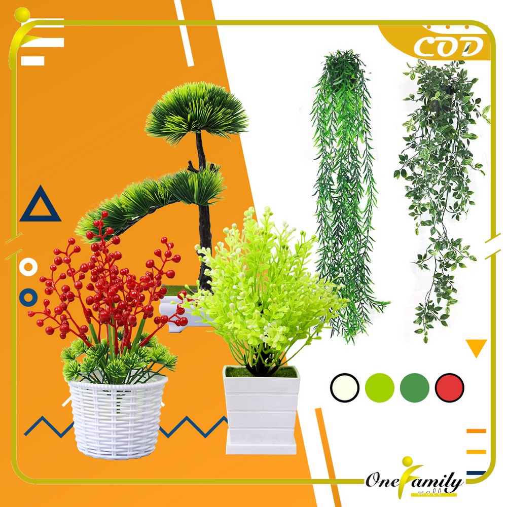 Jual ONE-C622 C631 Pot Tanaman Hias Bunga Plastik Artifisial Plant ...