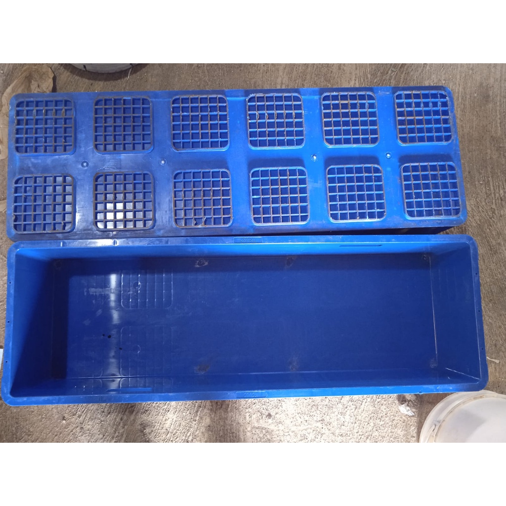 Jual box container plastik box biru container plastik Biru 1M 6688 ...