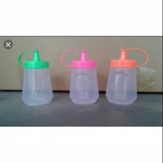 Jual Botol Saos/Botol Kecap/Botol Mayones/Botol Plastik 300 ML | Shopee ...