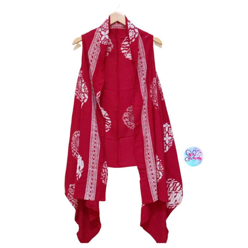 Jual vest batik merah | Shopee Indonesia