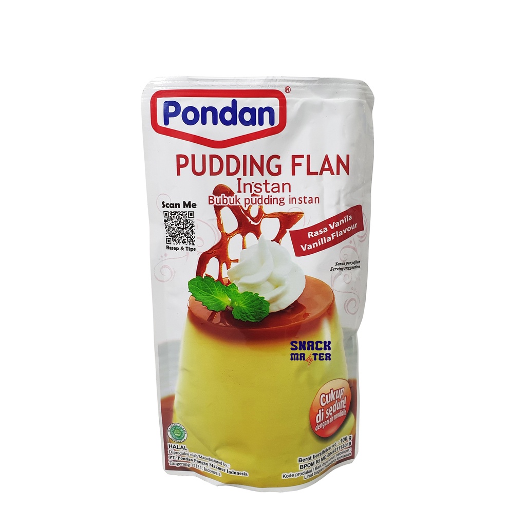 Jual Pondan Pudding Flan Instant - Netto 100gr | Shopee Indonesia