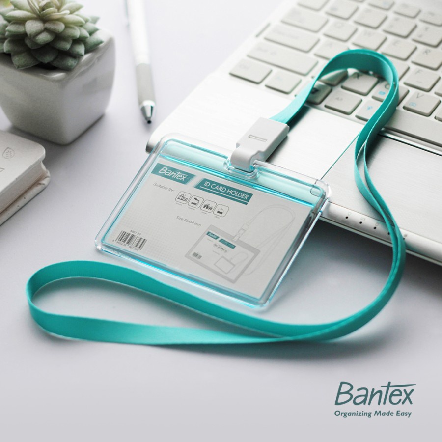Jual ID Card Holder tranparent- Landscape merk Bantex 8867 | Shopee ...