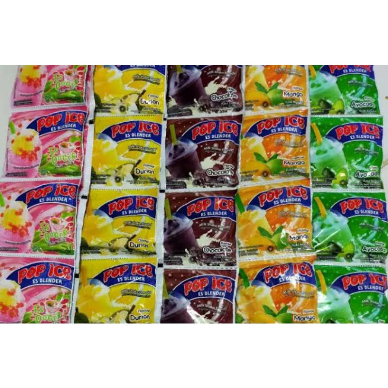 Jual IKILOSTORE| POP ICE MINUMAN SERBUK ANEKA RASA ( 10 x 25g) | Shopee ...
