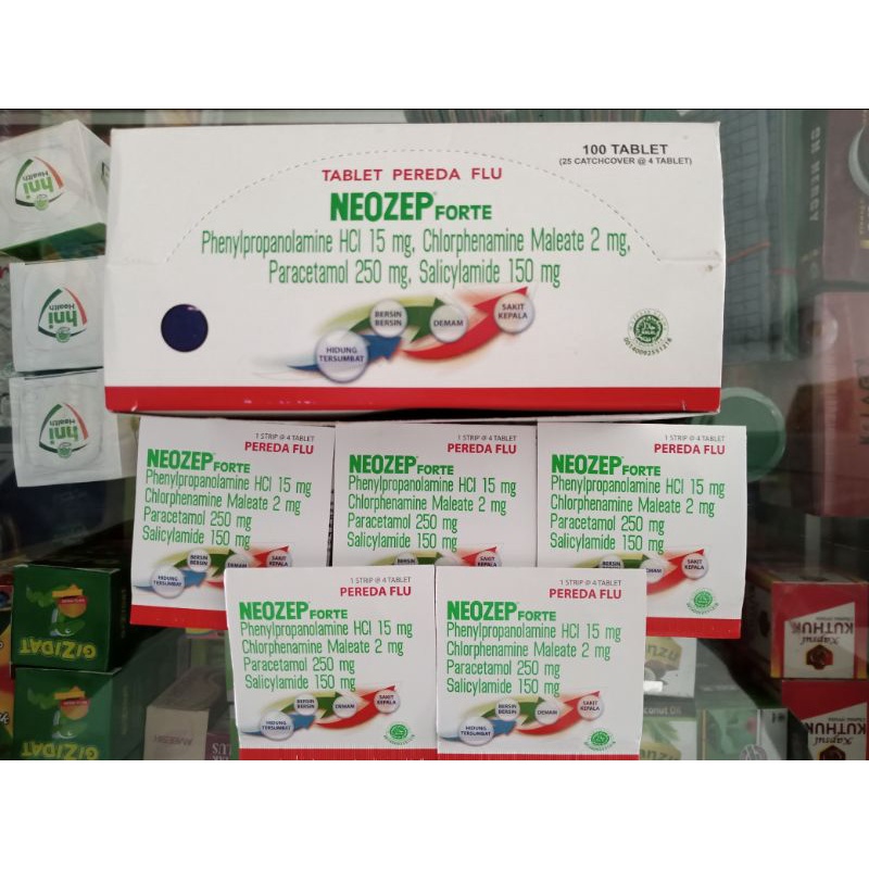Jual Neozep Forte 1 Strip @4 Tablet - ED 11/2024 | Shopee Indonesia