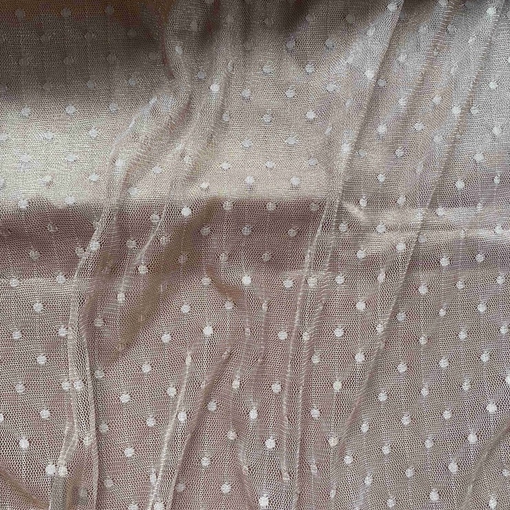 Jual KAIN TILE HALUS DOT / BINTIK / SOFT TULLE POLKADOT HARGA PER 0,5 ...