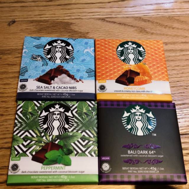 Jual Coklat Batang / Starbucks X POD Chocolate / Vegan Chocolate ...