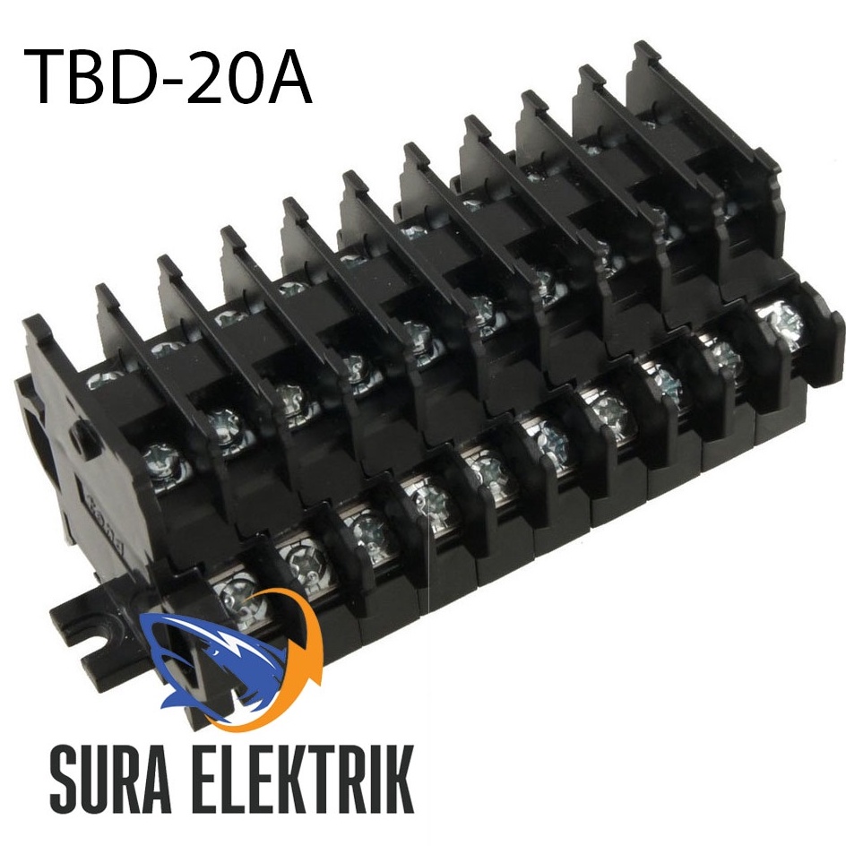 Jual Terminal Block 2 Tingkat TBD-20A | Shopee Indonesia