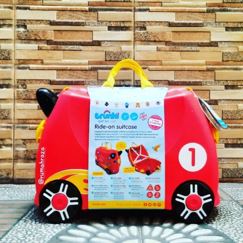 Jual Trunki Rocco Race Car Luggage - Koper Anak | Shopee Indonesia