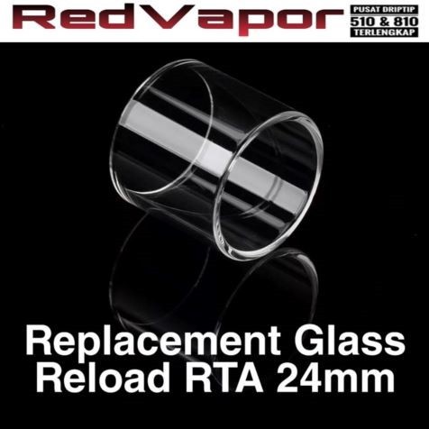 Jual Kaca Replacement Glass Reload RTA 24mm Pengganti Kaca Tabung Tube ...
