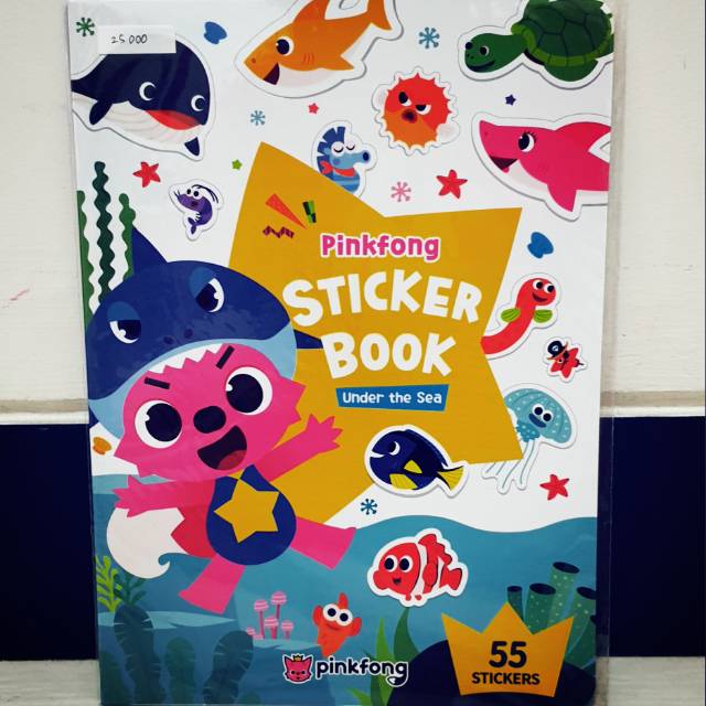 Jual Pinkfong Sticker Book Under The Sea (55 Stickers) | Shopee Indonesia