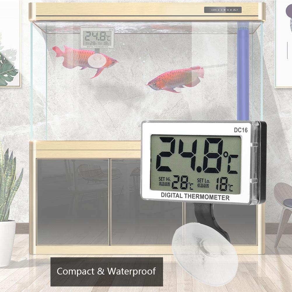 Jual Thermometer Aquarium Termometer Alat Ukur Suhu Waterproof Akuarium ...