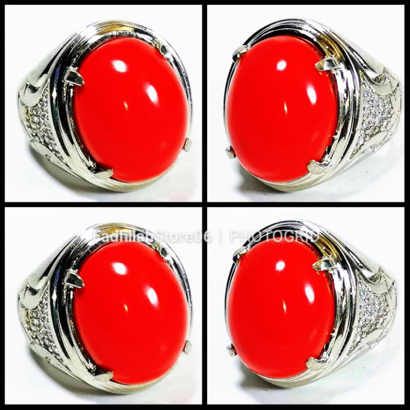 Jual NATURAL RED MARJAN OVAL CRYSTAL SIAP PAKAI | Shopee Indonesia