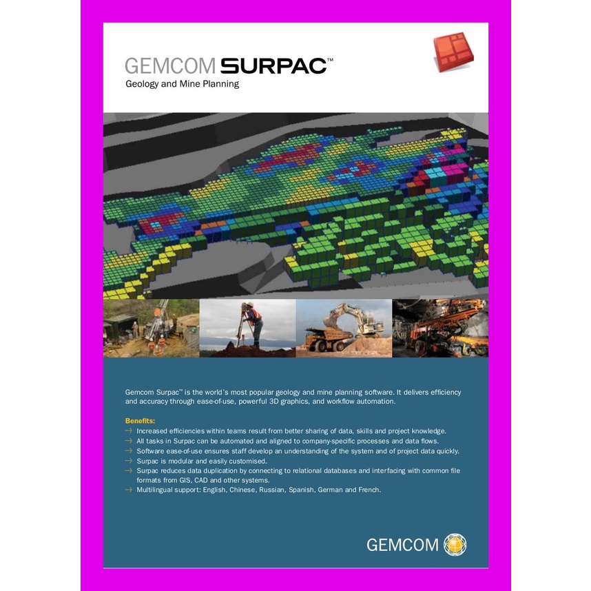 Jual PC DVD-Dassault Systemes GEOVIA Surpac 6 7 4x64 | Shopee Indonesia