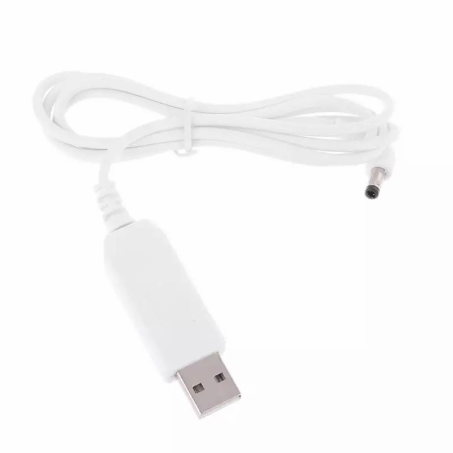 Jual kabel usb step up 5v to 12v L shape / kabel usb 5v to 12v angle 90 ...