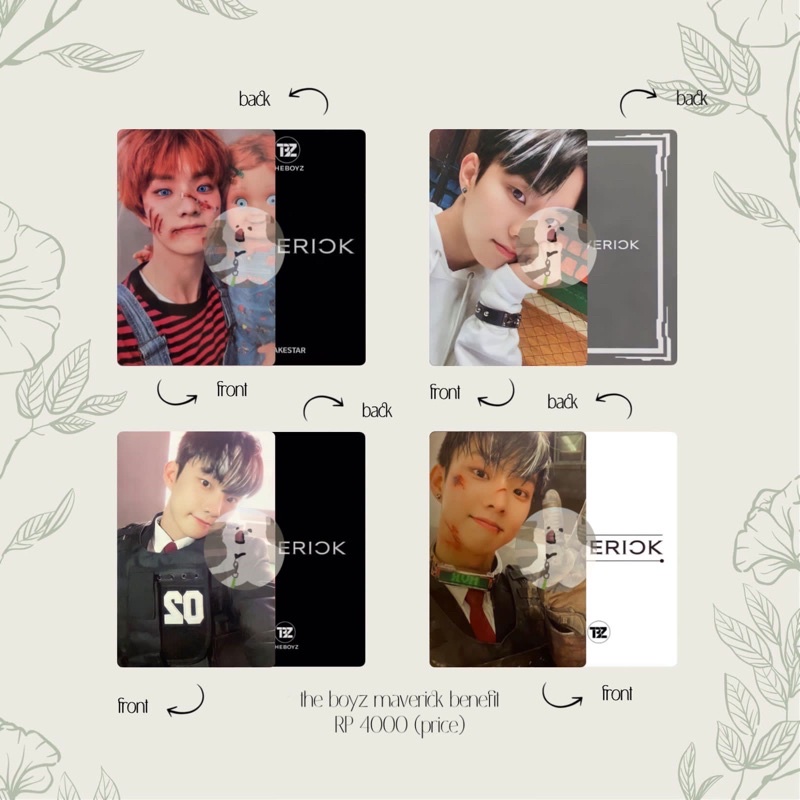 Jual Photocard The Boyz Tbz Maverick Benefit Makestar Halloween ...
