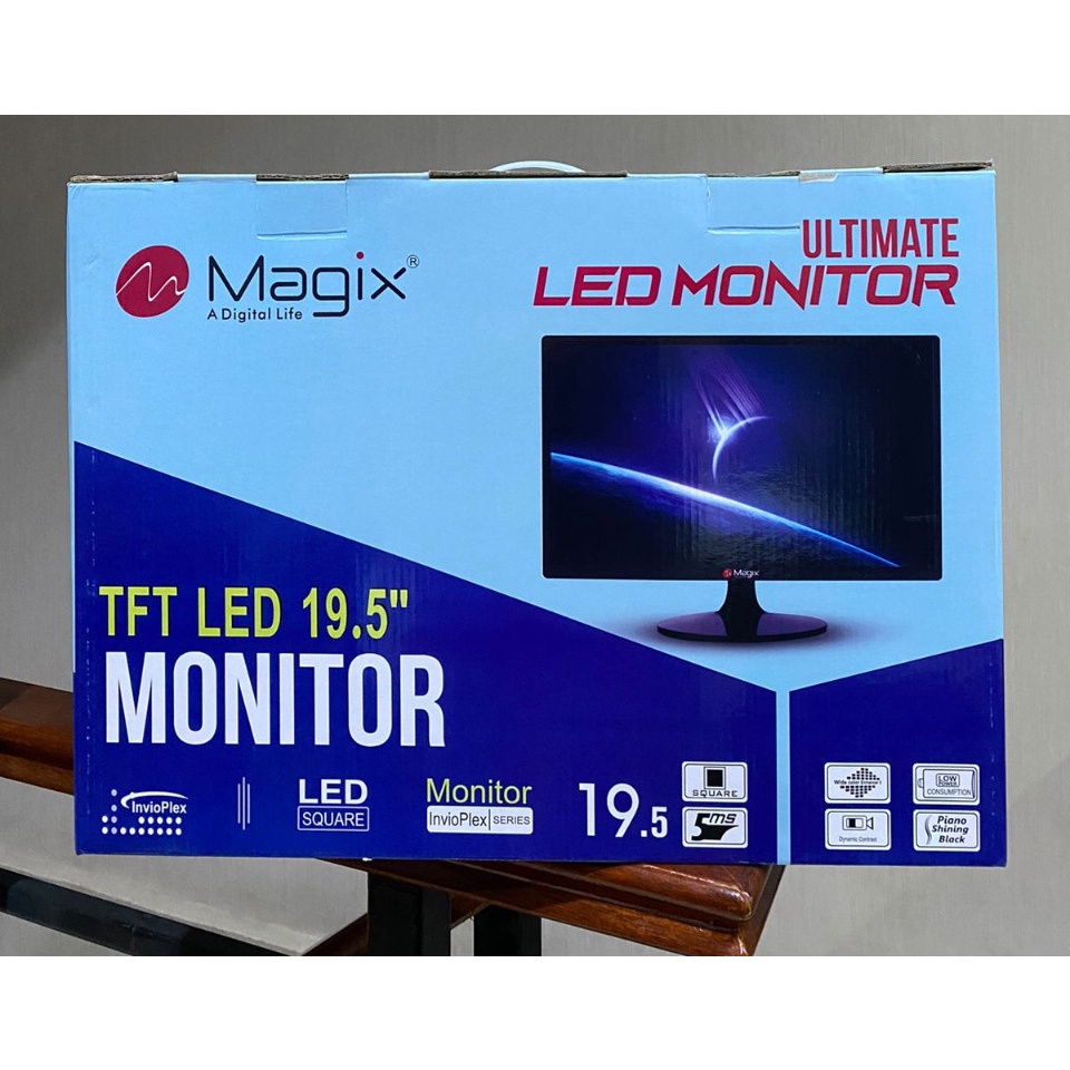 Jual LCD LED MONITOR Magix 19.5 INCH VGA & HDMI | Shopee Indonesia
