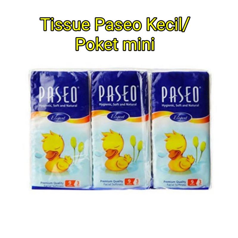 Jual TISU Tissue Paseo Kecil Pocket Mini | Shopee Indonesia