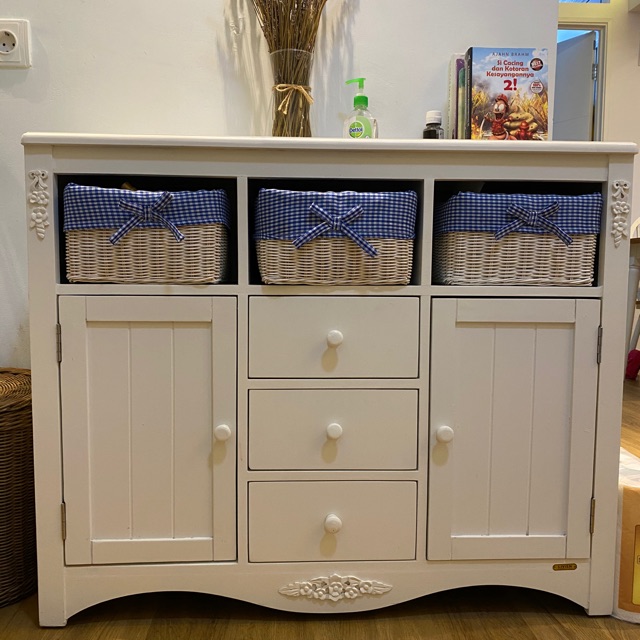 Jual Lemari Rotan / Lisa Wide chest | Shopee Indonesia