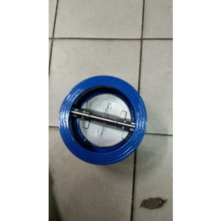 Jual WAFER CHECK VALVE / DOUBLE DOOR 6" INCH PN 16 CAST IRON | Shopee ...