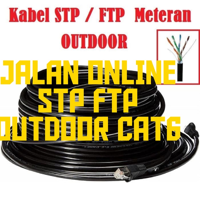 Jual Kabel LAN STP - FTP OUTDOOR Cat6 Cat 6 Spectra 10M | Shopee Indonesia