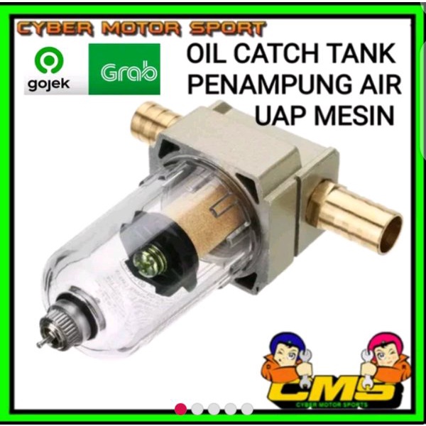 Jual Oil Catch Tank universal. Oct racing. punampung uap oli mesin ...