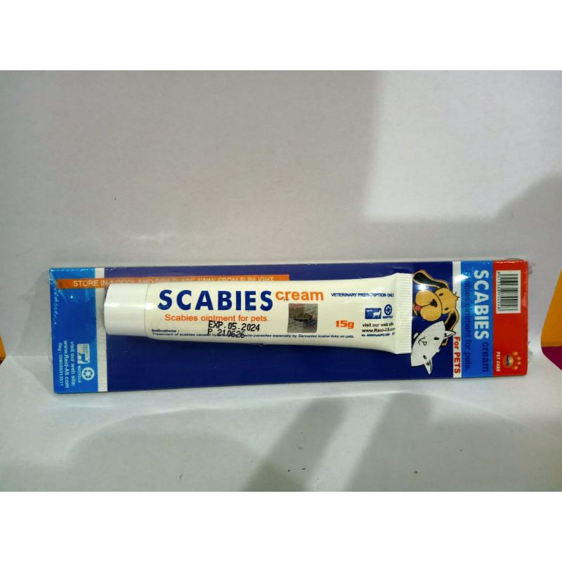 Jual scabies cream 15g for pets salep scabies hewan | Shopee Indonesia