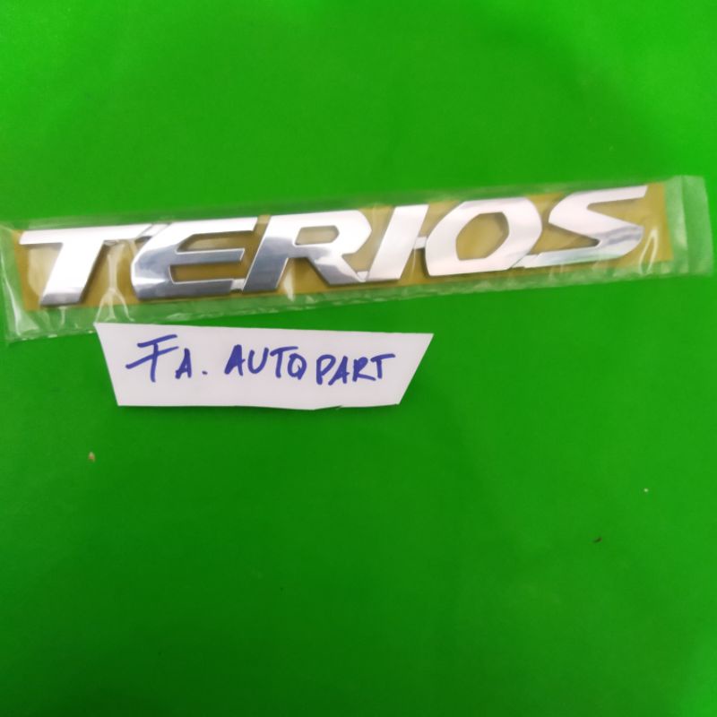 Jual emblem logo tulisan TERIOS ORIGINAL ASLI 100% | Shopee Indonesia