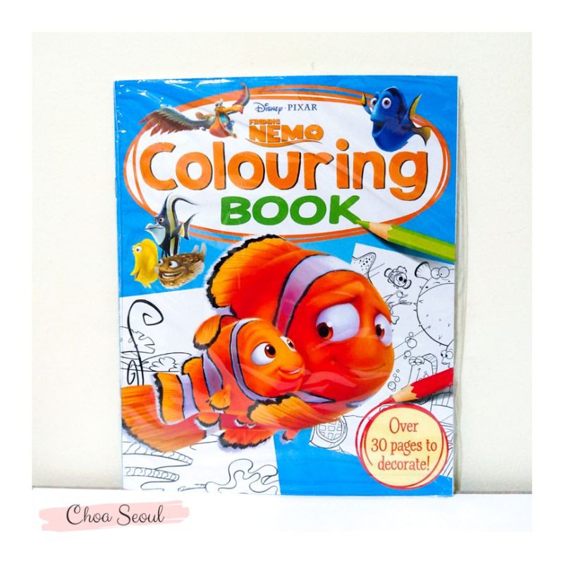 Jual Coloring Book for Kids | Buku Mewarnai Anak IMPORT - "Finding Nemo ...