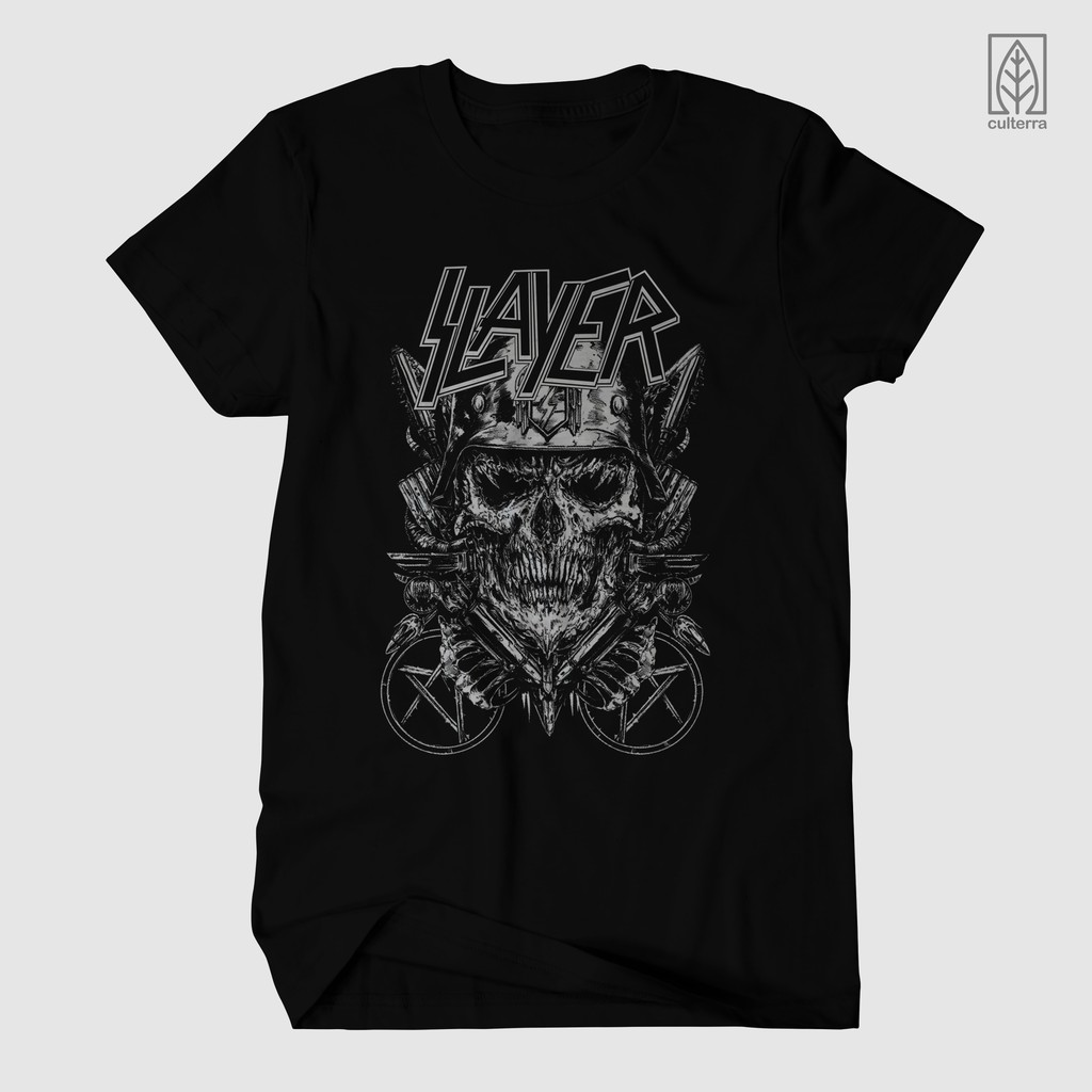 Jual KAOS BAND / KAOS SLAYER / SLAYER GREY / BAJU MUSIK ROCK METAL ...