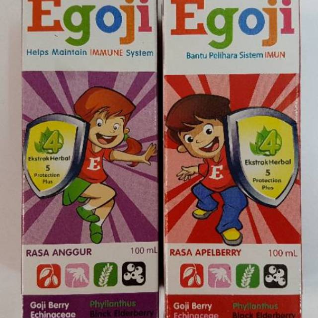 Jual Egoji Syrup (Rasa Anggur/Rasa Apelberry) 100 ml | Shopee Indonesia