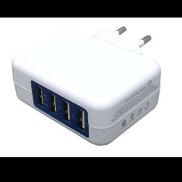 Jual CHARGER BATOK 4 USB - KEPALA CHARGER 4 LUBANG | Shopee Indonesia