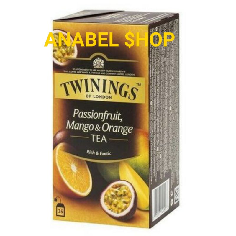 Jual Twinings Passionfruit Mango & Orange Tea Teh Twining Import Rasa ...