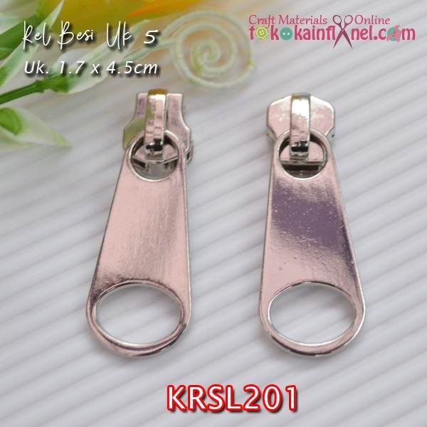 Jual KRSL201 Kepala resleting untuk rel besi uk. 5 bawah lubang elips ...